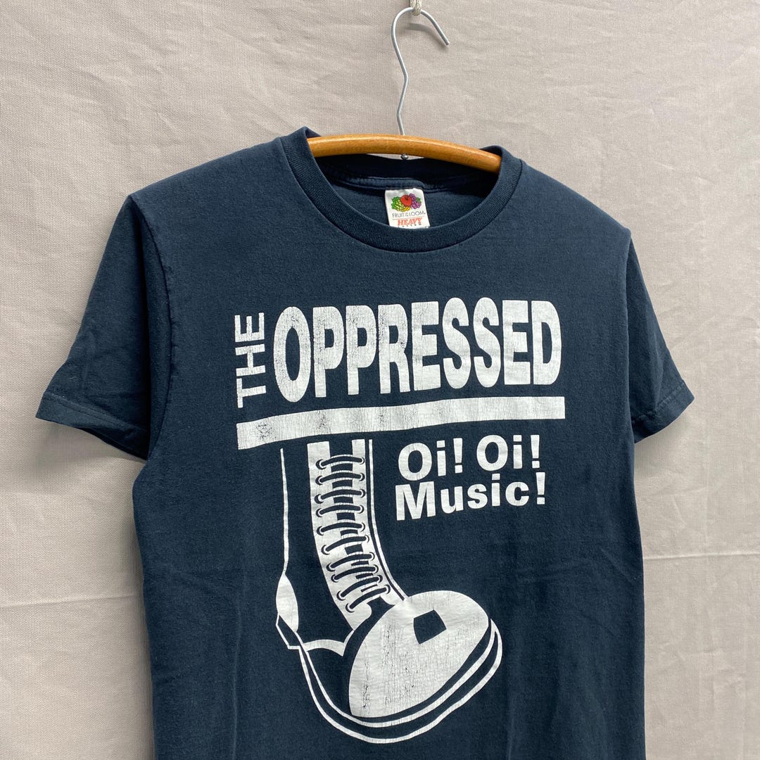 Small / Vintage the Oppressed Oi! Oi! Music Punk Black T Shirt - Etsy