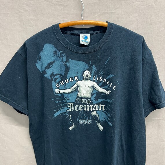 Large / Y2K Chuck Liddell The Iceman MMA Fighting Nav… - Gem