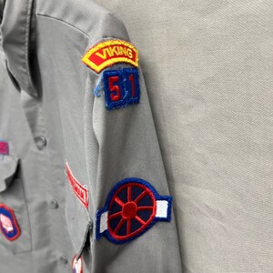 Large / Vintage Frontiersman Lutheran Pioneers 51 Buckaroos Grey Button ...