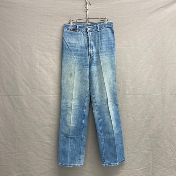 28 x 32 / 1980s Gitano Light Wash Straight Leg Denim … - Gem