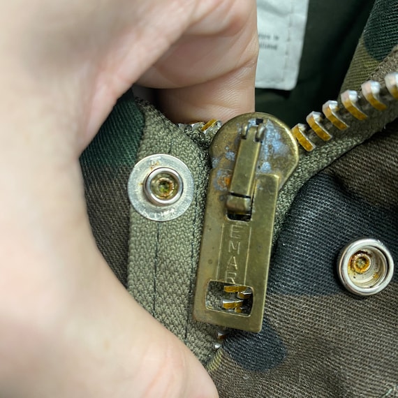 Medium / Vintage M65 Camo Military Field Jacket Cold … - Gem