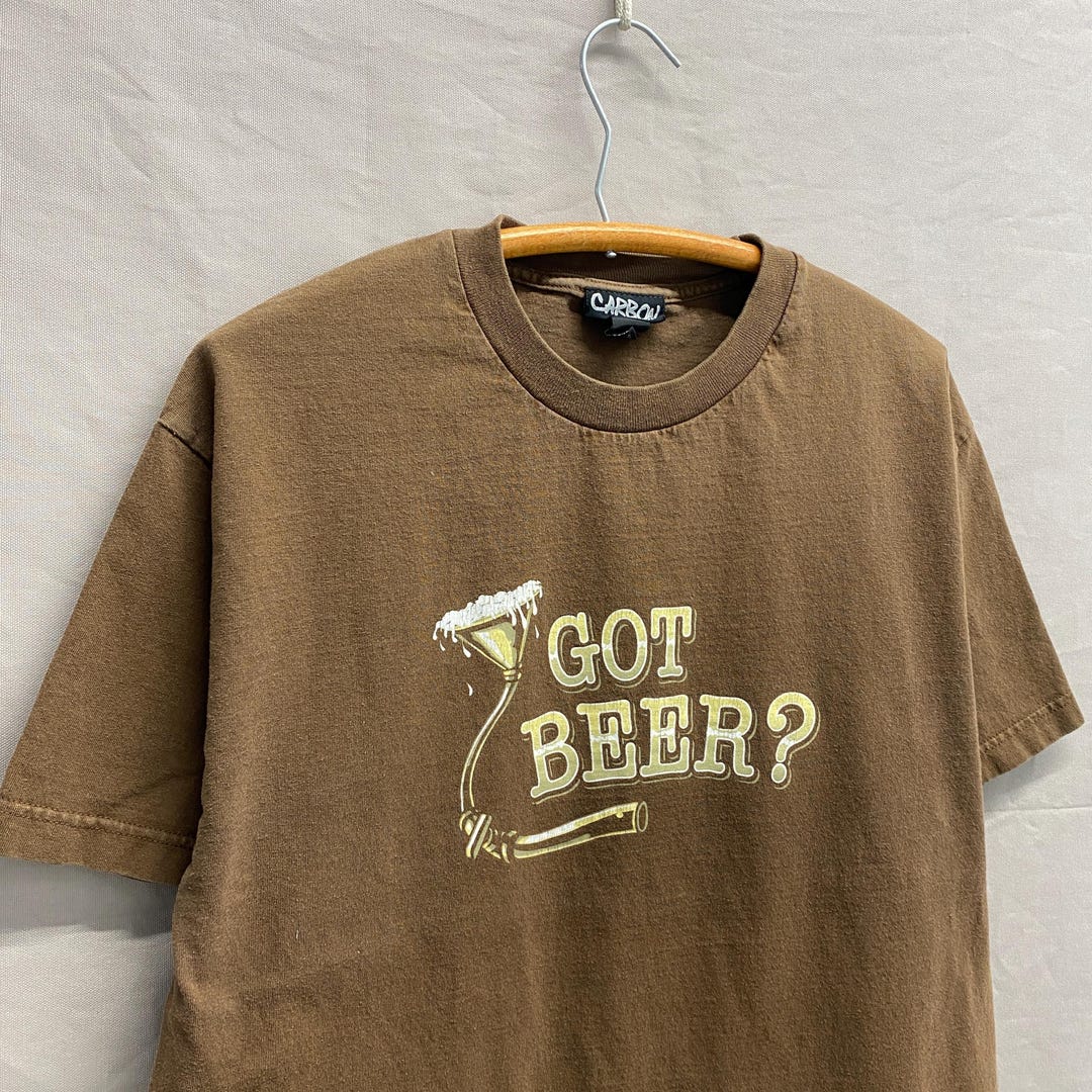 Large / Vintage Got Beer? Beer Funnel Brown T Shirt - Etsy