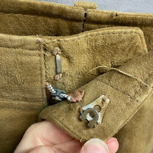 32 X 30 / 1940s Suede Leather Tan Knight Armor Stenciled Satin - Etsy