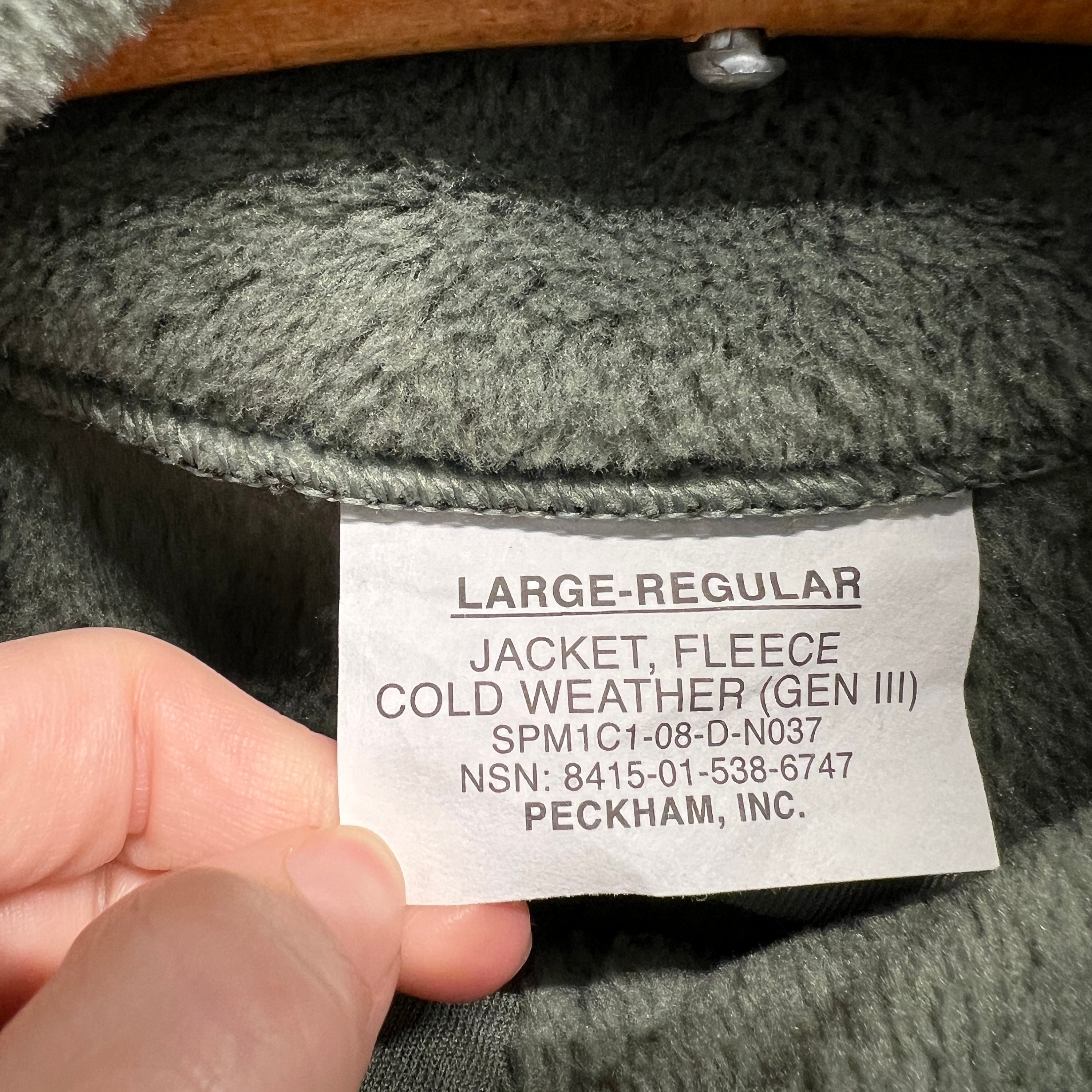 Large 2000s Us Army Gen 3 Fleece Jacket Peckham Pile Jacket Etsy