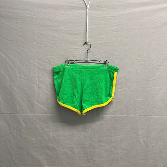 Large / 1970s Kmart Running Sprinter Green/Blue 2" In… - Gem