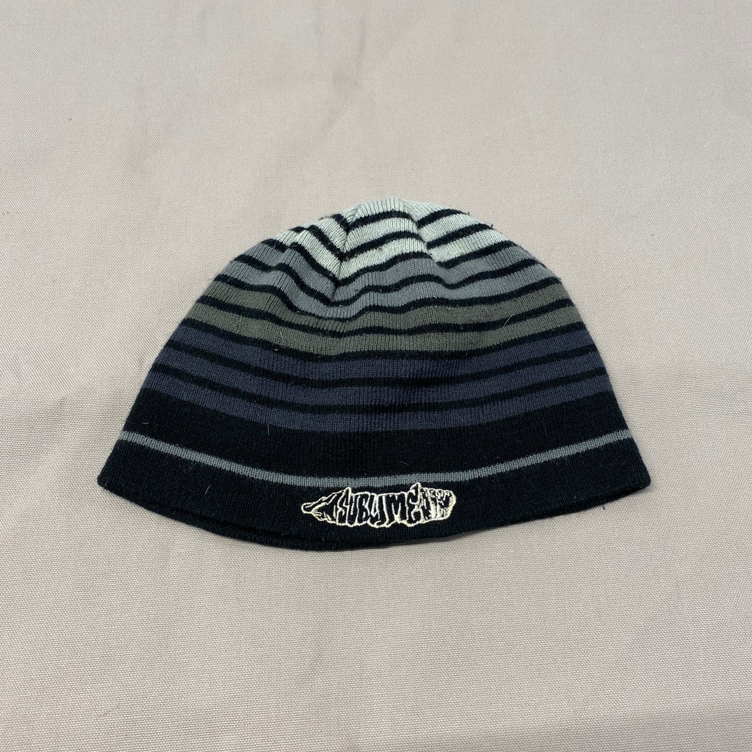 1990s/y2k Sublime Band Original Merchandise Striped Skull Cap Beanie - Etsy