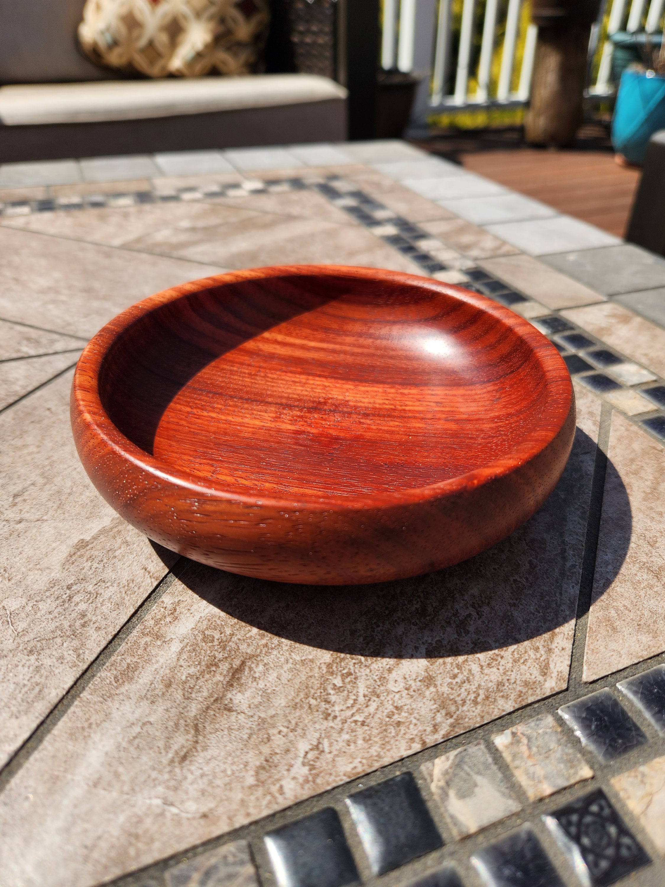 Hand Turned Wooden Candy Dish/bowl of Padauk Wood - Etsy