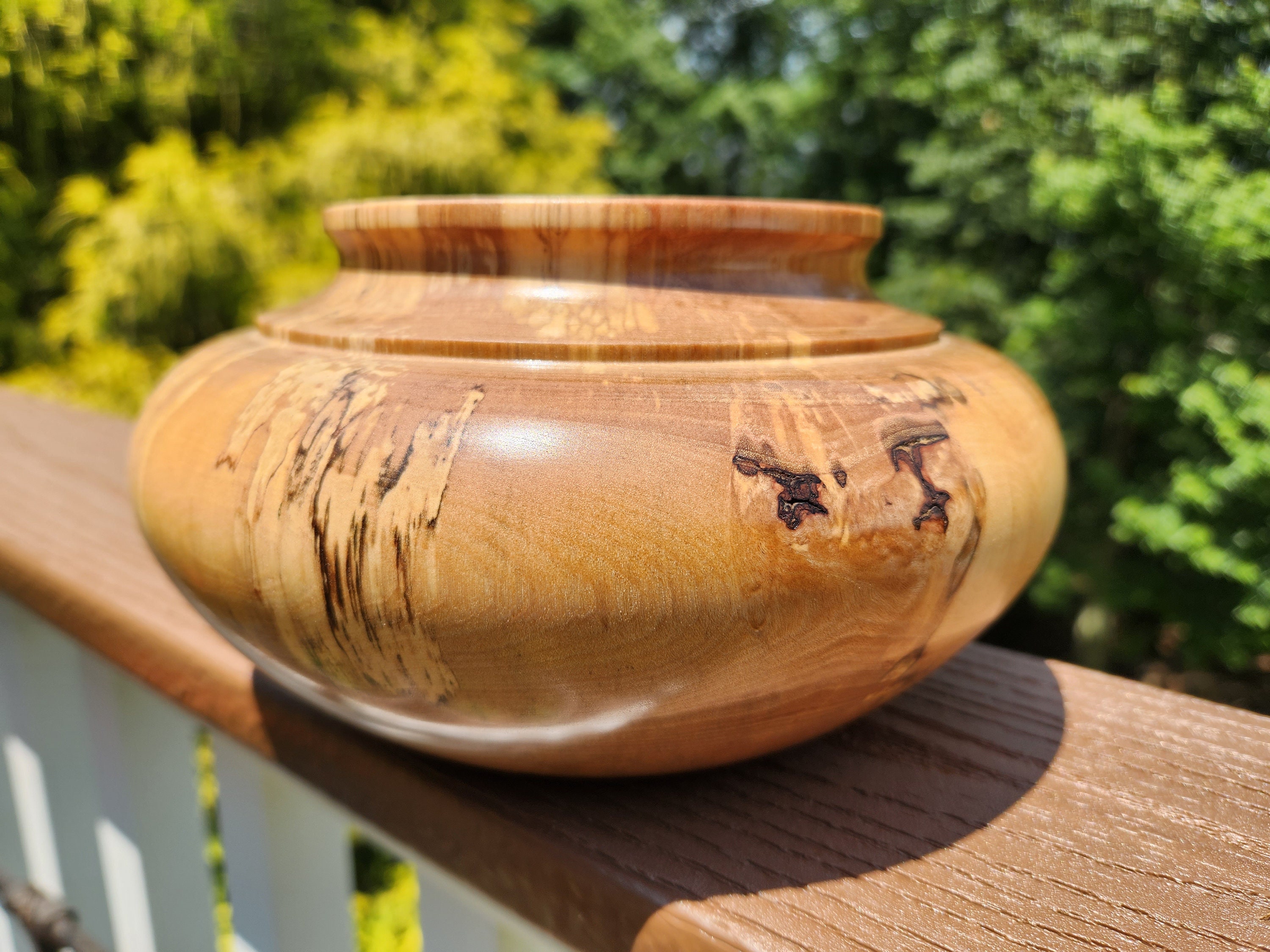 Hand Turned Classic Greco-roman Vase in Spalted Elm - Etsy