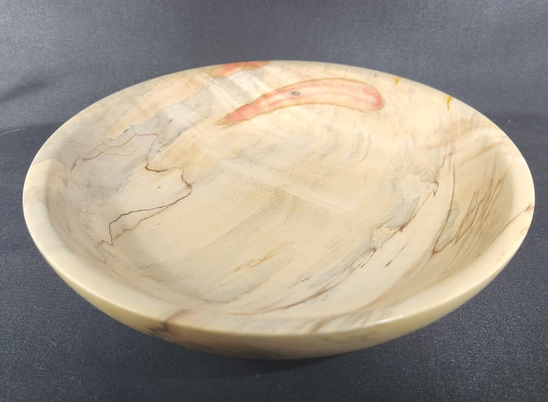 Medium Spalted Flame Box Elder(wood) Platter - Hand Turned - Etsy