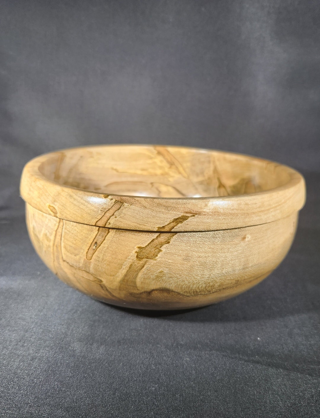 Spalted Ambrosia Maple (wood) Bowl - Hand Turned - Etsy