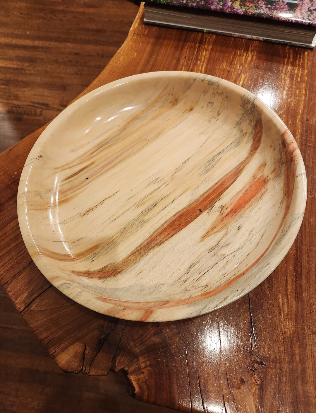 Hand Turned Spalted Flame Box Elder(wood) Platter - Etsy