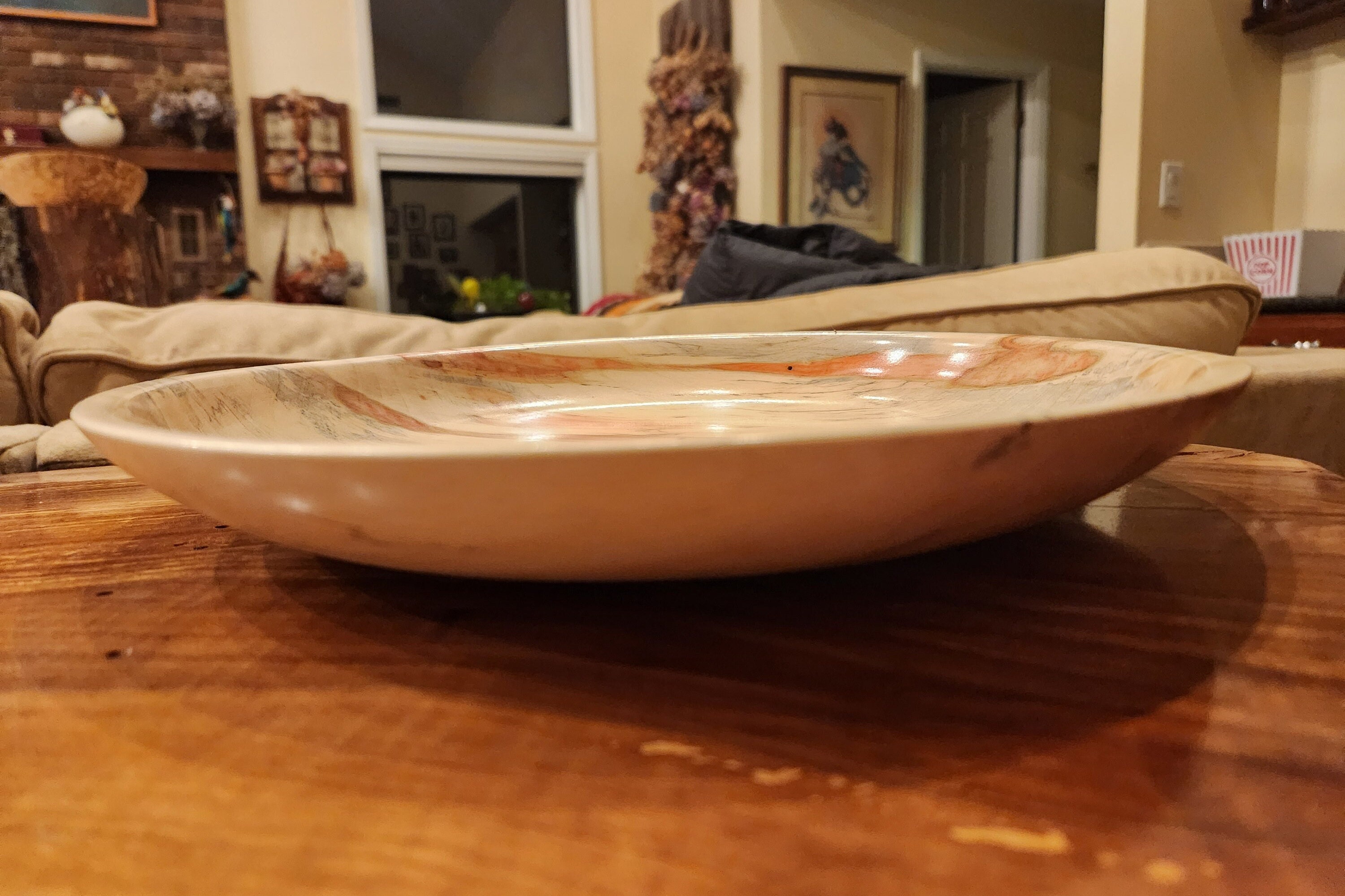 Hand Turned Spalted Flame Box Elder(wood) Platter - Etsy
