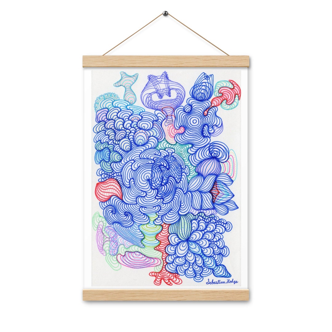 Ecosystem of Vibration Poster (with Hangers) - Etsy