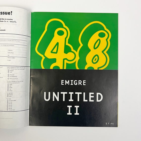 Emigre Emigre Fonts Book Emigre Magazine #54 The Last Wave Issue
