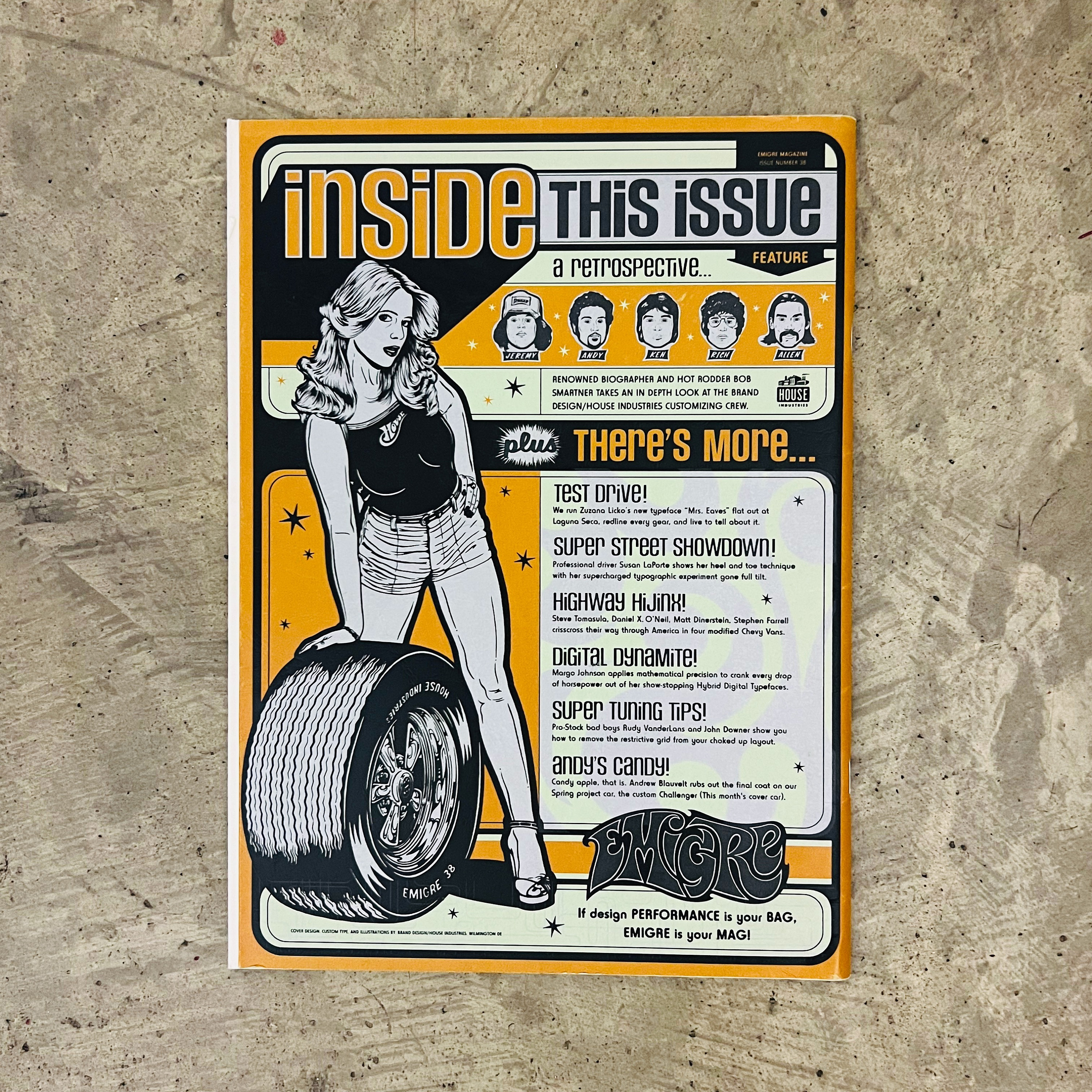 Emigre Magazine 38 the Authentic Issue 1996 House Industries Fonts ...