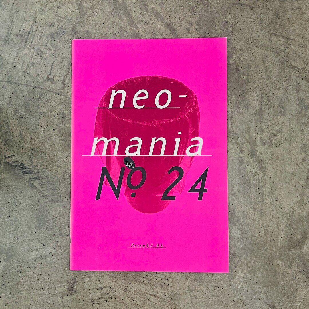 Emigre Magazine 24 Neomania 1992fonts Typography Graphic Design - Etsy