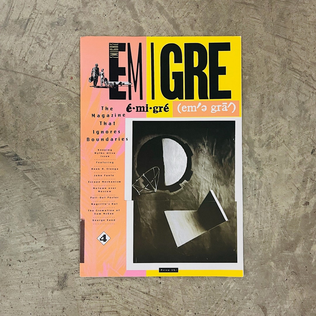Emigre Magazine 4 the Magazine That Ignores Boundaries 1986 Fonts ...