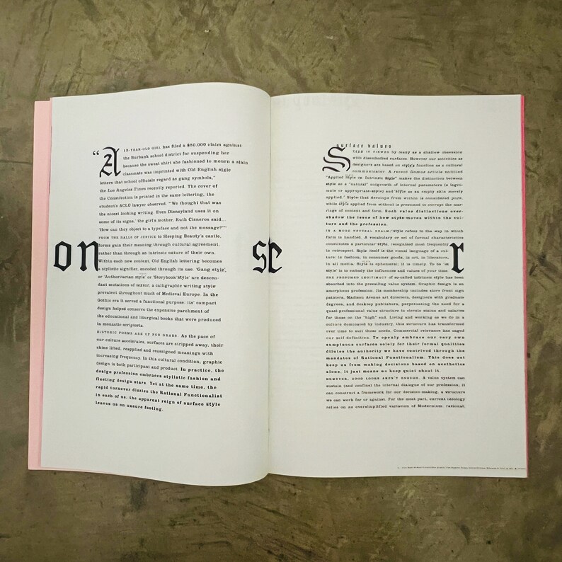 Emigre Magazine 24 Neomania 1992fonts Typography Graphic Design - Etsy