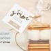 S'more Friends Birthday Favor Gift Tags, Printable Valentine's Day Tag ...