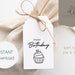 Happy Birthday Candle Party Gift Tags Printable Gift Tags - Etsy
