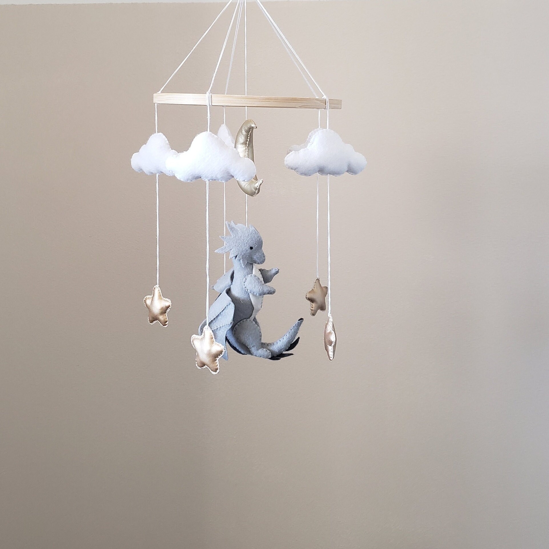 Dragon Nursery Mobile READY TO Ship,dragon Baby Crib Mobile,fantasy ...