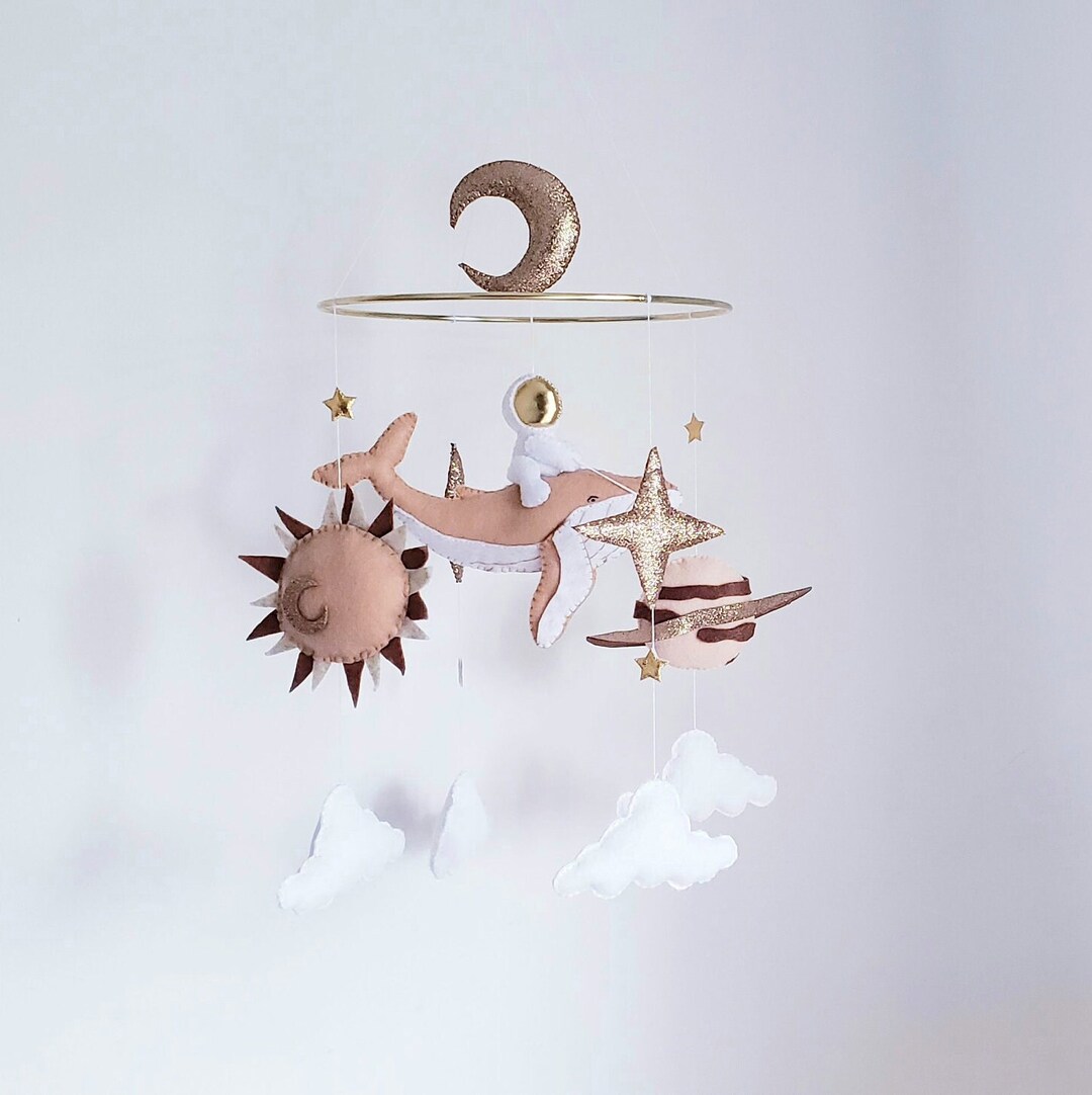 Space Baby Mobile, Planet Mobile, Baby Mobile Neutral, Space Baby ...