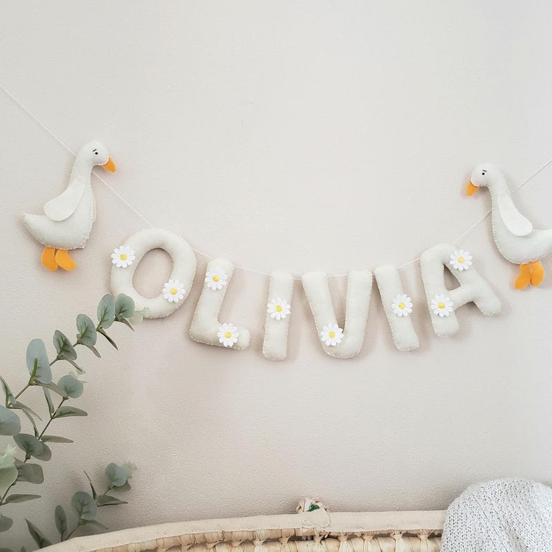 Felt Name Sign - Etsy UK