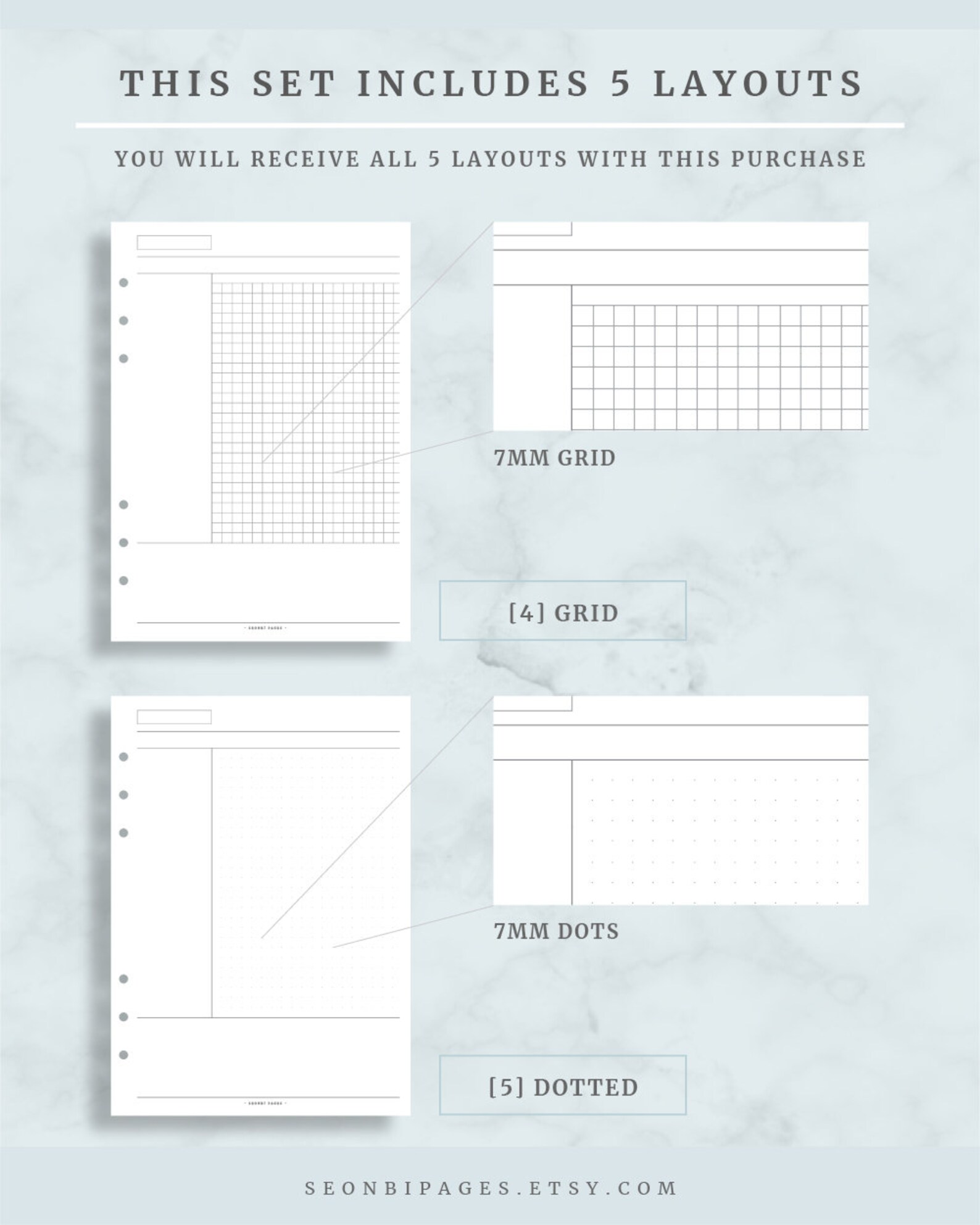 A4 Size Printable Cornell Notes Binder Version No Headers - Etsy