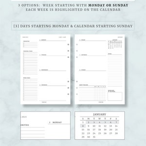 2023 Weekly Planner Printable, A5 Size, Dated, Weekly Organizer, Weekly ...