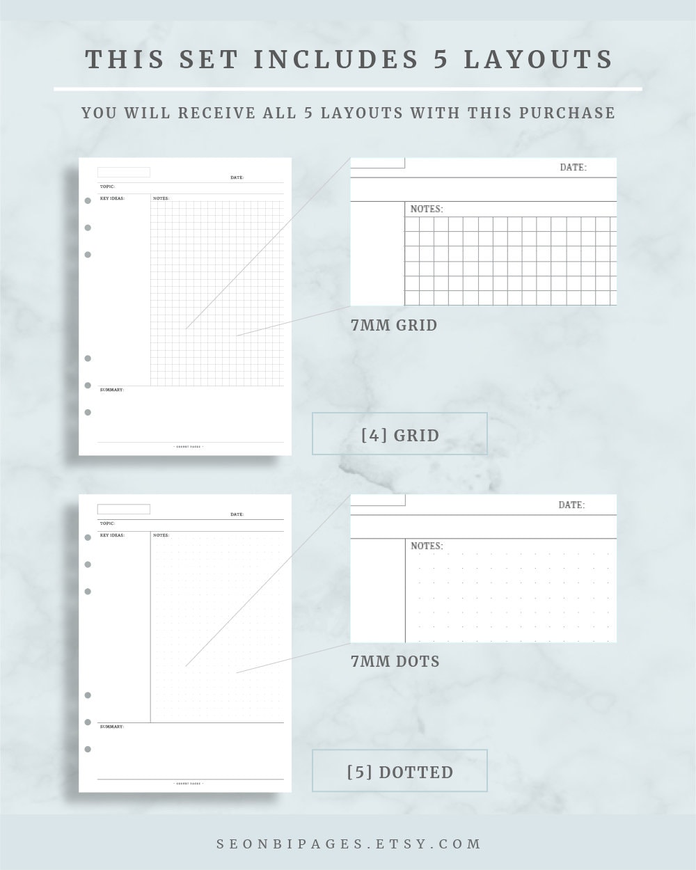 A4 Size, Printable Cornell Notes, Binder Version, With Headers, Cornell ...