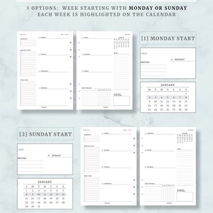 2023 Weekly Planner Printable, A5 Size, Dated, Weekly Organizer, Weekly ...
