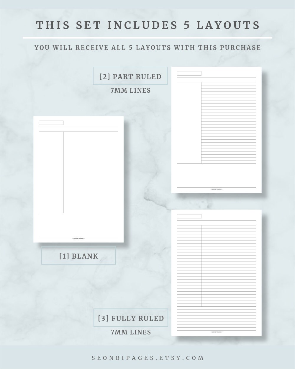 A4 Size, Printable Cornell Notes, Notepad Version, No Headers, Cornell ...