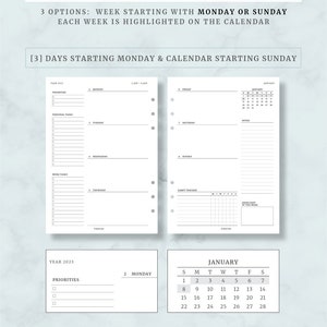 2023 Weekly Planner Printable, A4 Size, Dated, Weekly Organizer, Weekly ...