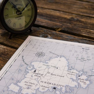 Map of Broken Isles Azeroth World of Warcraft Vintage Real World Style ...