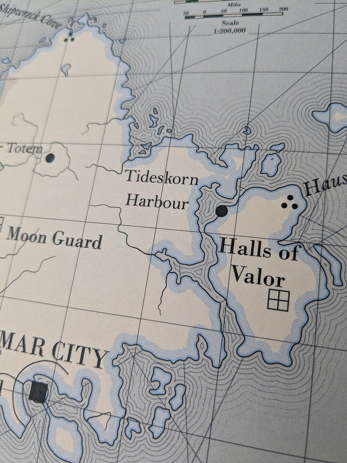 Map of Broken Isles Azeroth World of Warcraft Vintage Real - Etsy