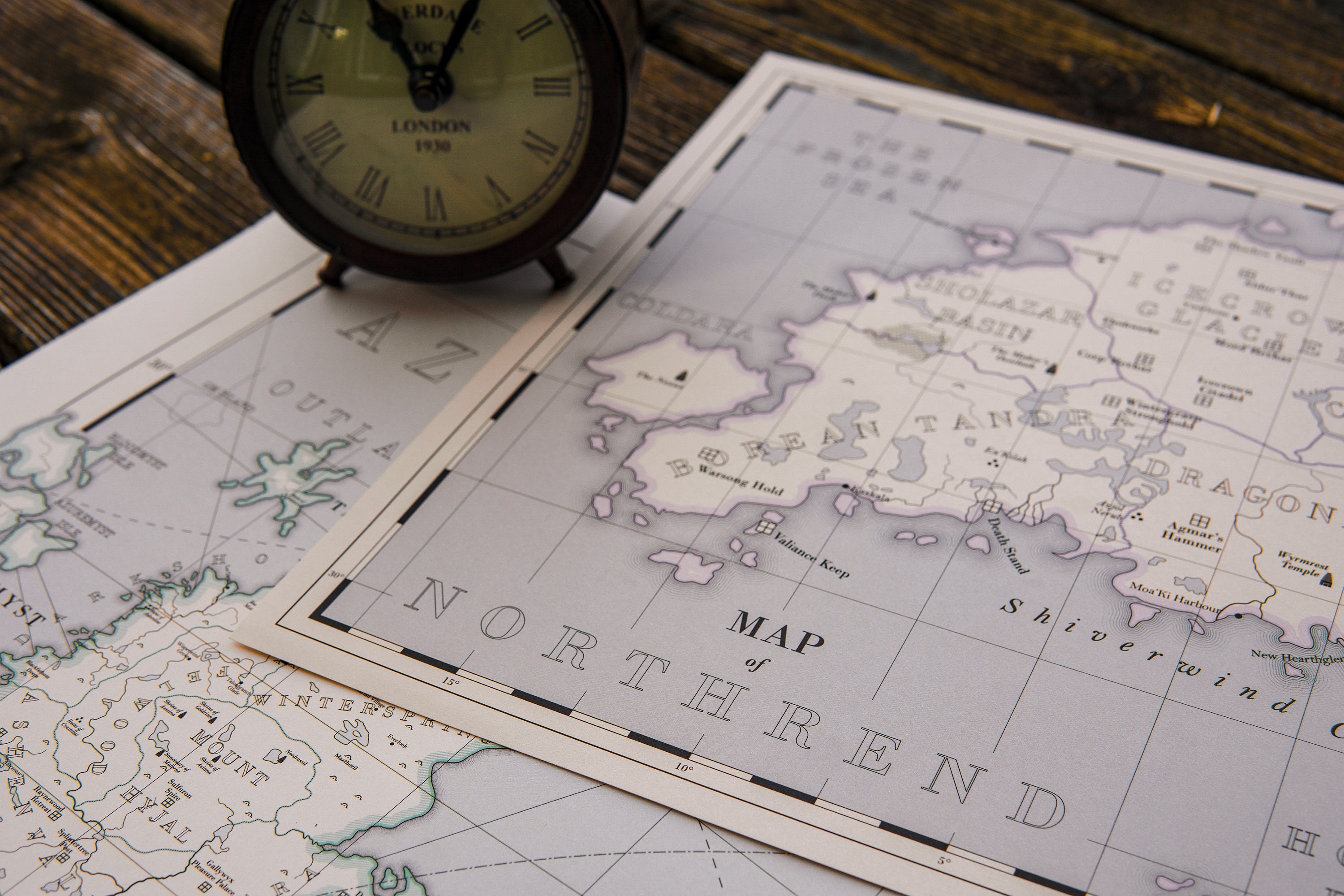4 Maps of Azeroth World of Warcraft Bundle Vintage Map Poster - Etsy