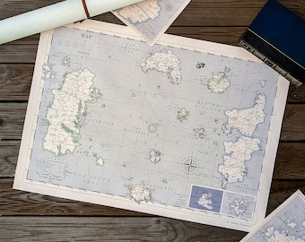 Northrend Map, World of Warcraft Map, Resin Northrend Map, Wooden 3d ...