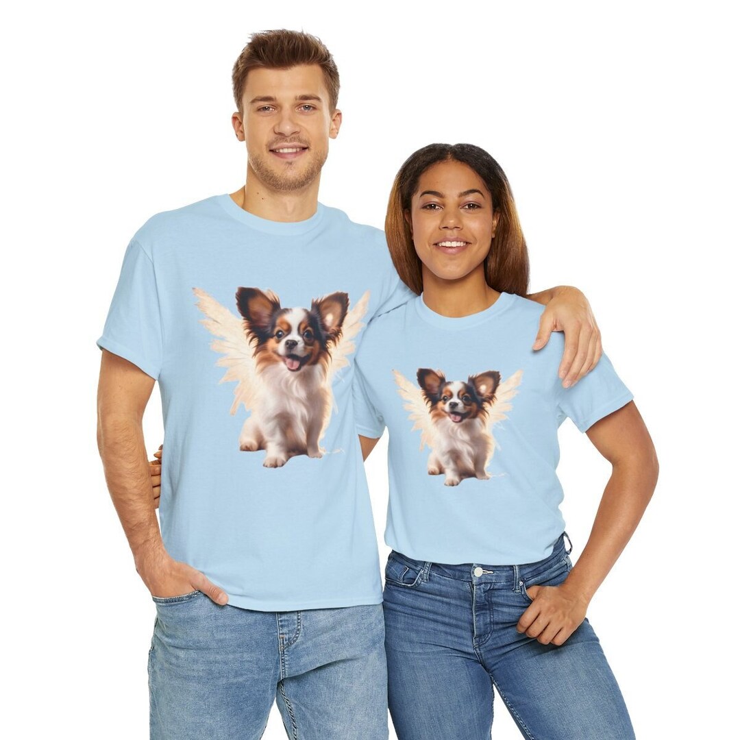 Papillon Dog Shirt, Papillon Owner Gift, Heavy Cotton Tee With Papillon ...