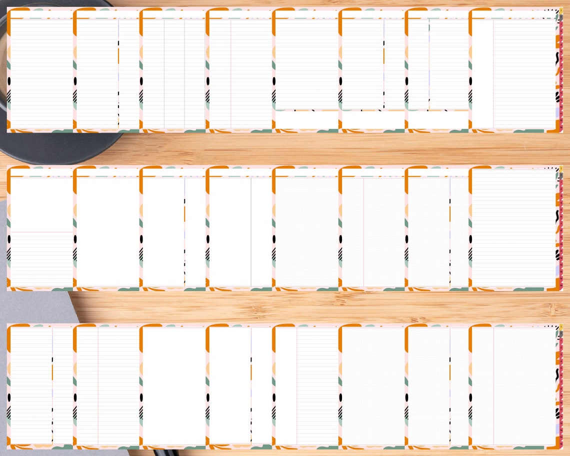 Shapes Notes Templates for Goodnotes Notability I Digital - Etsy