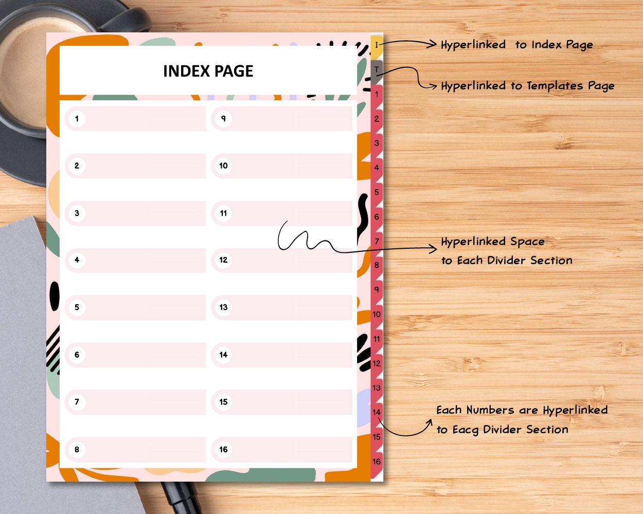 Shapes Notes Templates for Goodnotes, Notability I Digital Paper ...