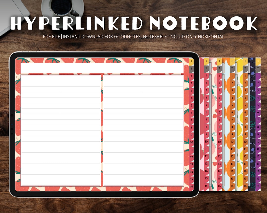 Digital Notes Templates for Goodnotes Notability I Digital - Etsy