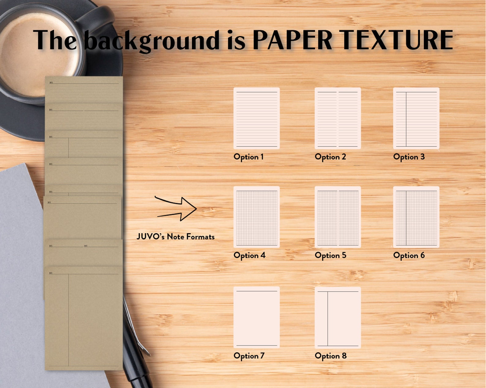 Digital Notes Templates for Goodnotes, Notability Paper Texture I ...