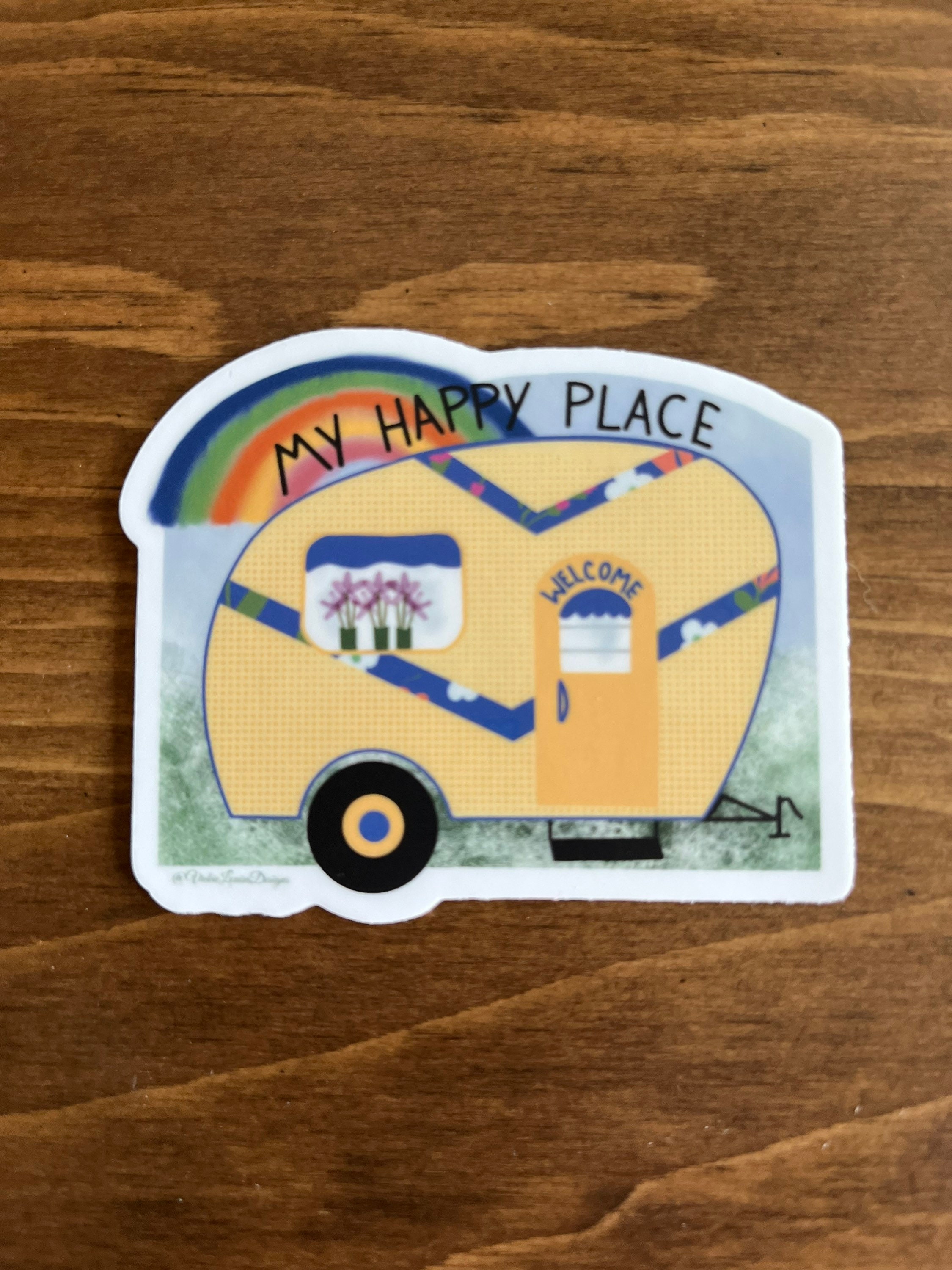 Vintage Camper Sticker Set - Etsy