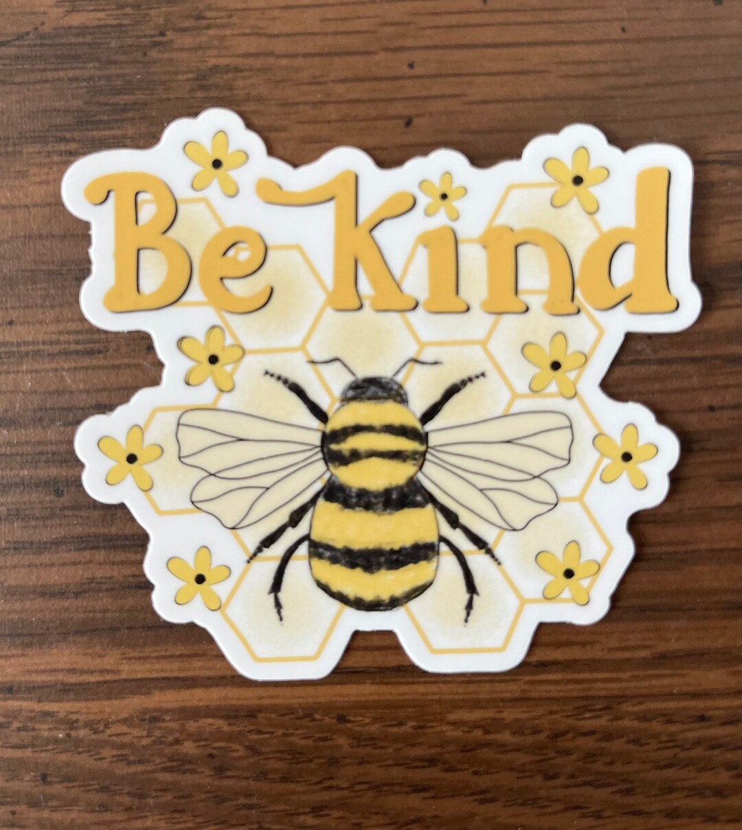 Be Kind Vinyl Sticker - Etsy