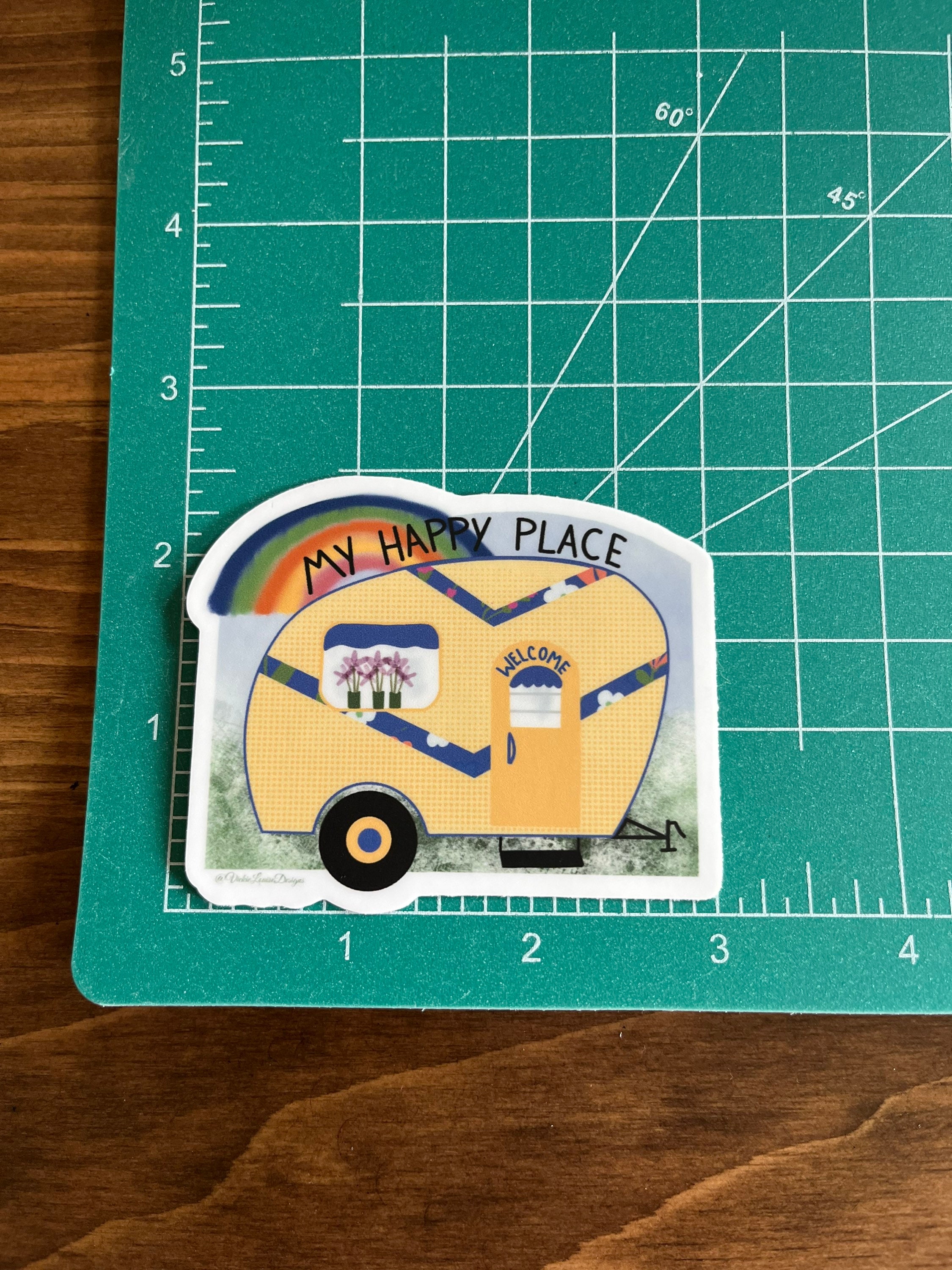 Vintage Camper Sticker Set - Etsy