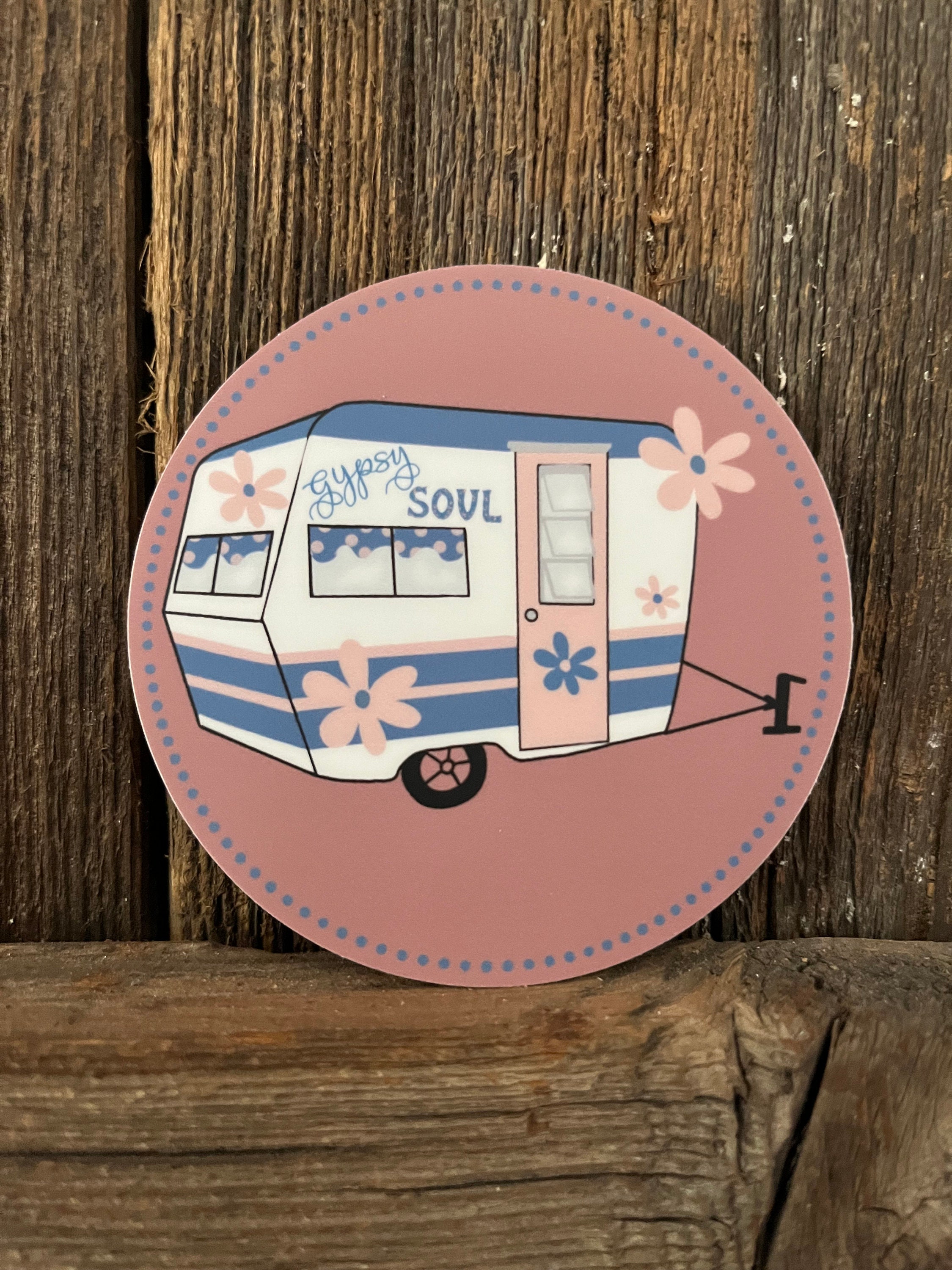 Vintage Camper Sticker Set - Etsy
