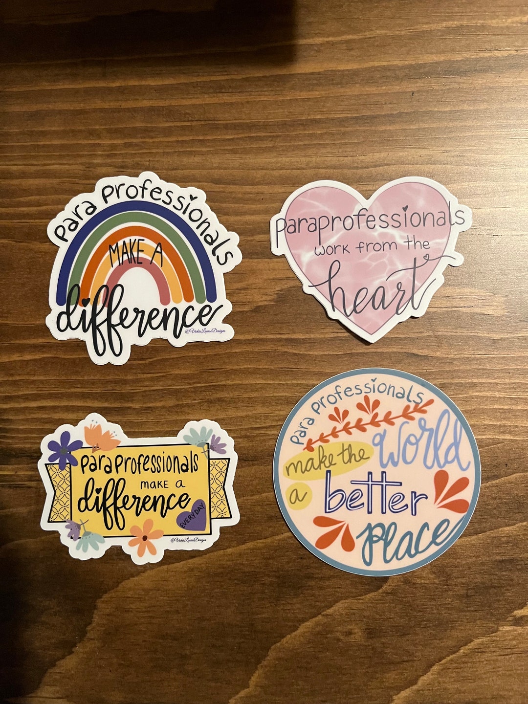 Paraprofessional Stickers 4 Pack - Etsy