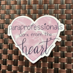 Paraprofessional Stickers 4 Pack - Etsy