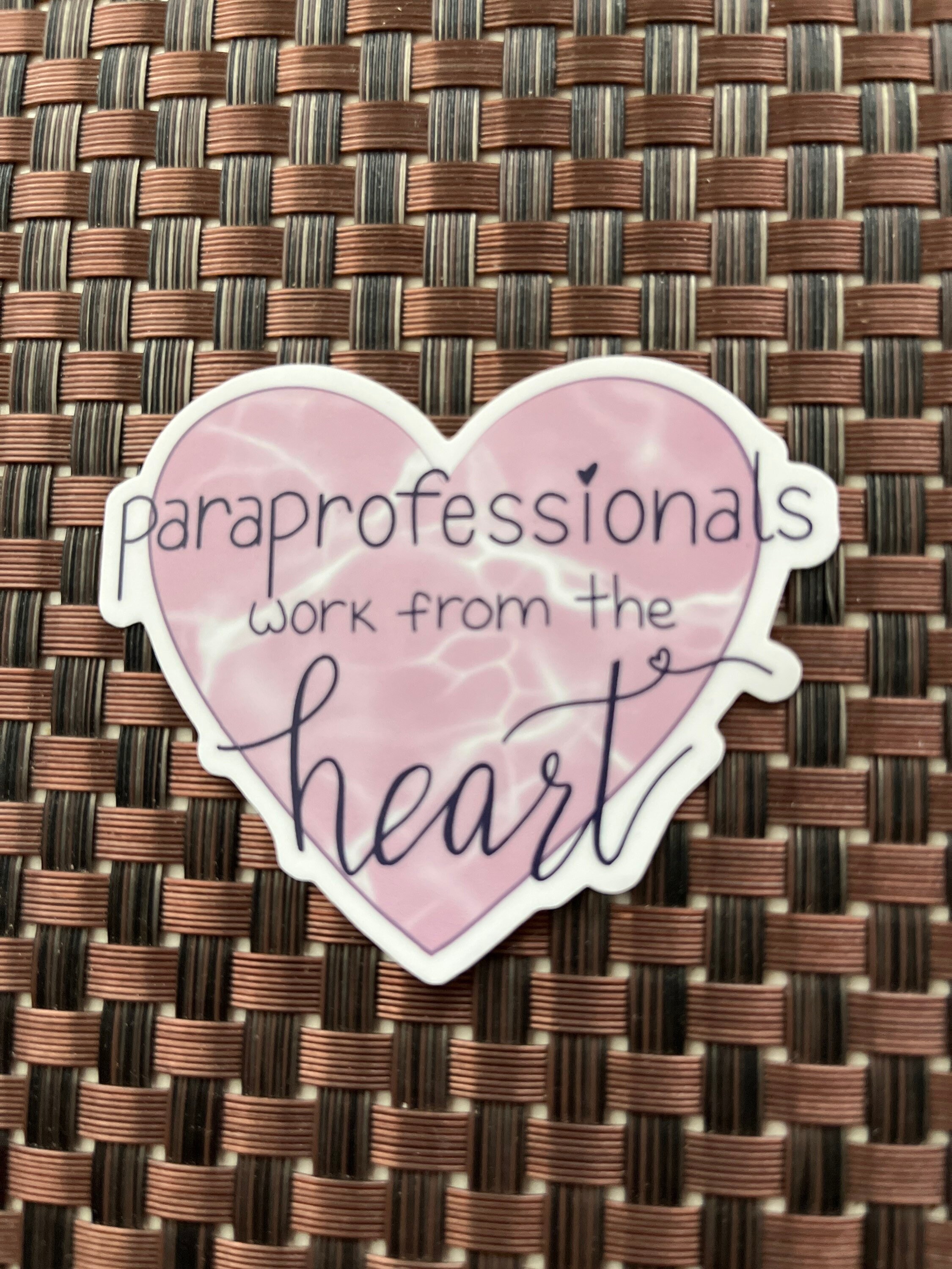 Paraprofessional Stickers 4 Pack - Etsy