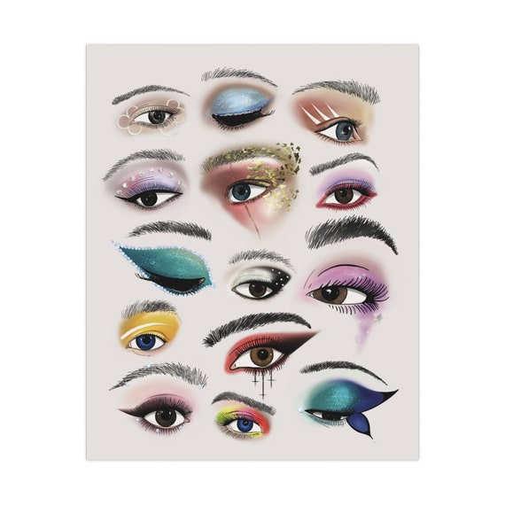 Eye Makeup Collage